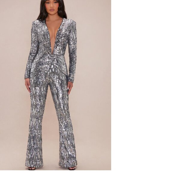 Fashion Nova | Pants & Jumpsuits | Sequin Jumpsuit | Poshmark